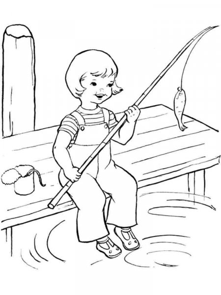 Happy Girl coloring pages