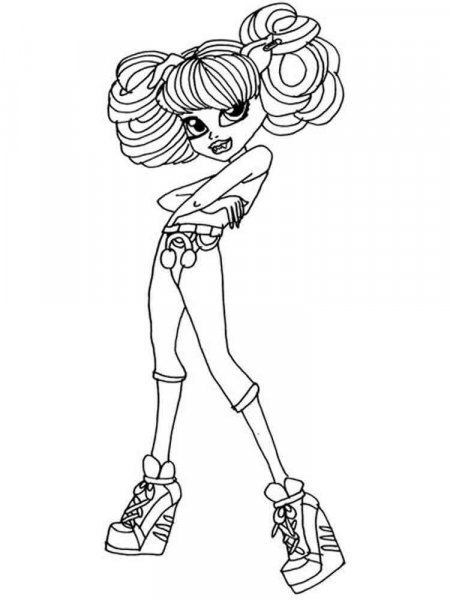 Howleen Wolf coloring pages