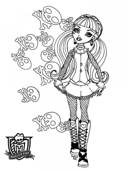Howleen Wolf coloring pages