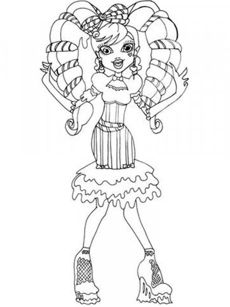 Howleen Wolf coloring pages