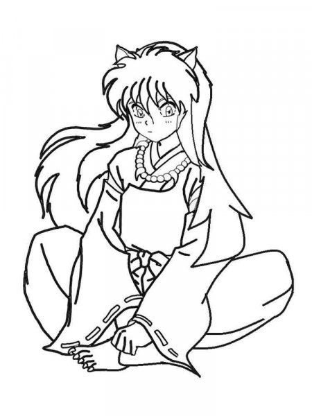 Kikyo coloring pages