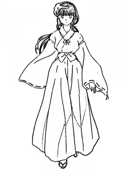 Kikyo coloring pages