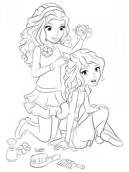 Lego Friends coloring pages