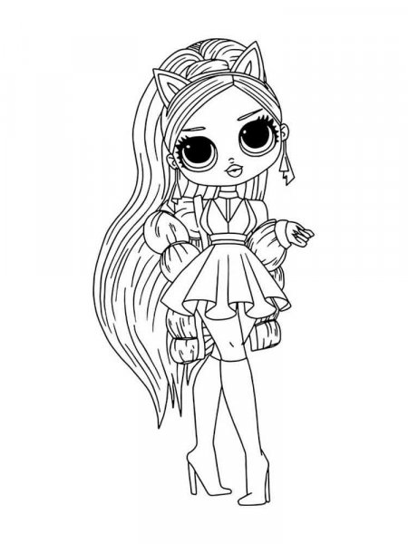 LOL OMG coloring pages