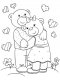 Lovers coloring pages