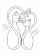 Lovers coloring pages