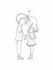 Lovers coloring pages