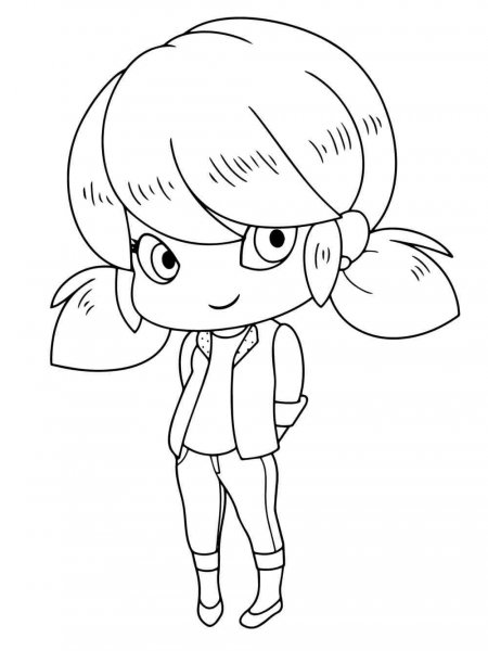 Marinette coloring pages