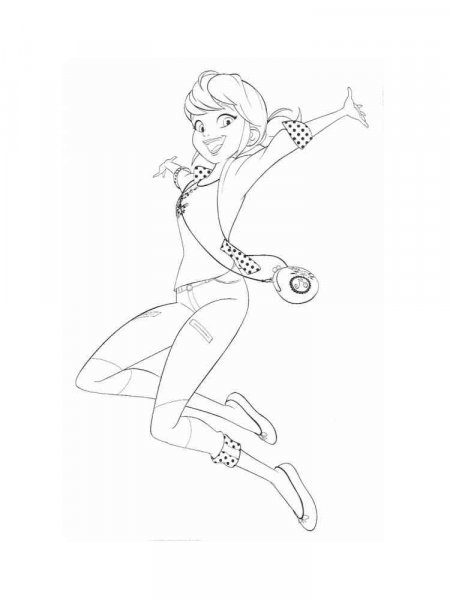 Marinette coloring pages
