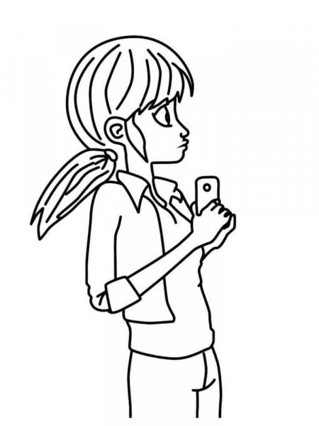 Marinette coloring pages