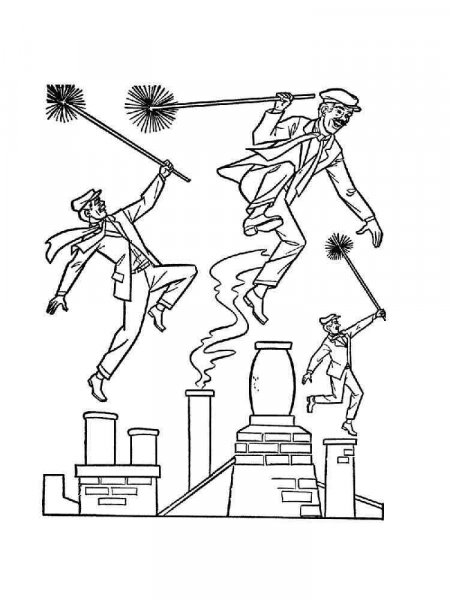 Mary Poppins coloring pages