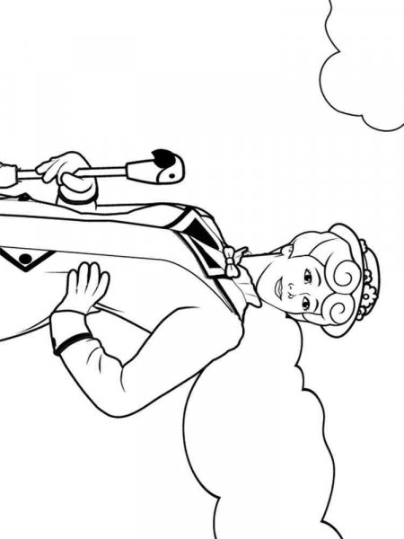 Mary Poppins coloring pages