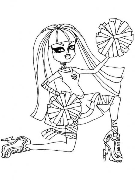 Monster High coloring pages