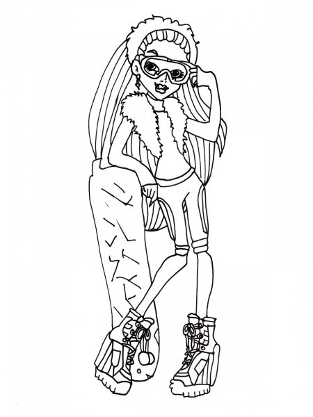 Monster High coloring pages
