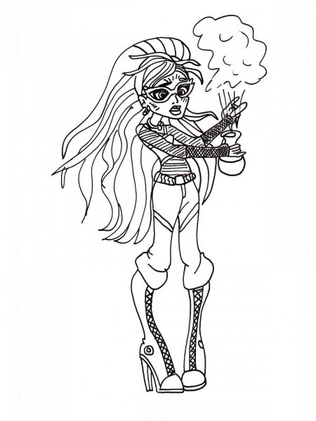 Monster High coloring pages