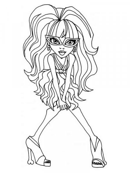 Monster High coloring pages