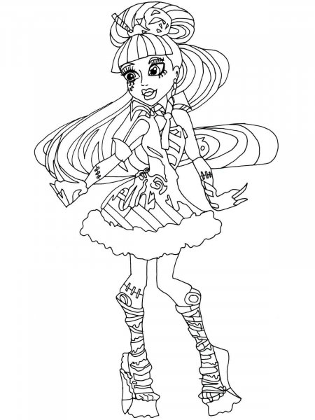 Monster High coloring pages