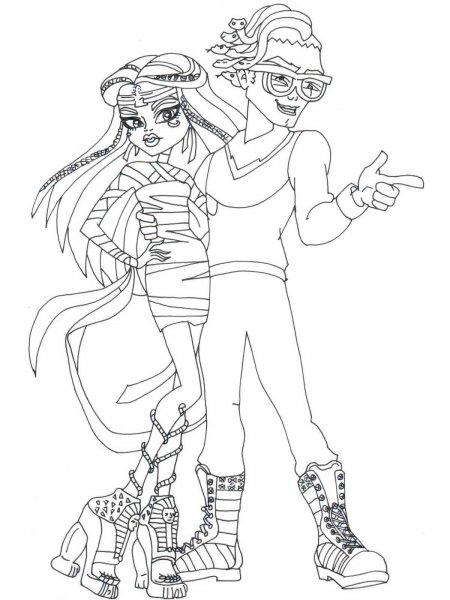 Monster High coloring pages