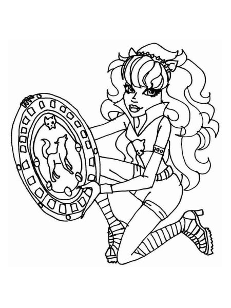 Monster High coloring pages