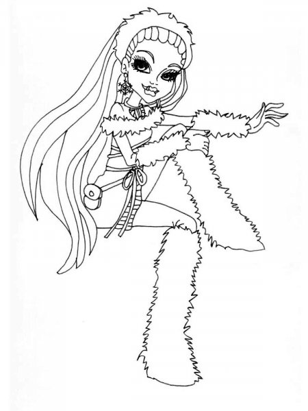 Monster High coloring pages