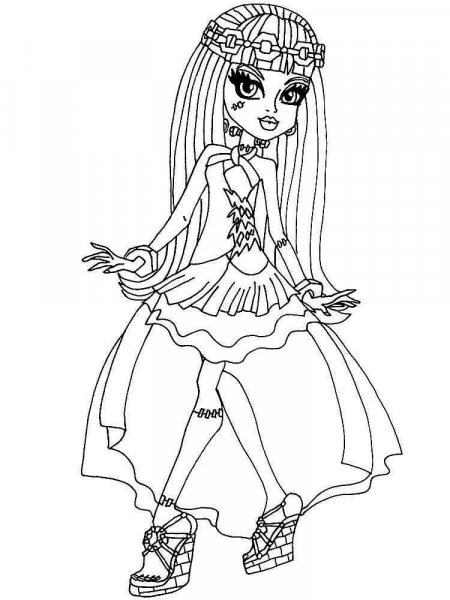 Monster High coloring pages