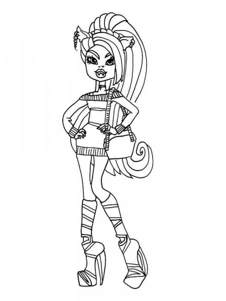 Monster High coloring pages