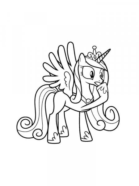 Princess Cadence coloring pages