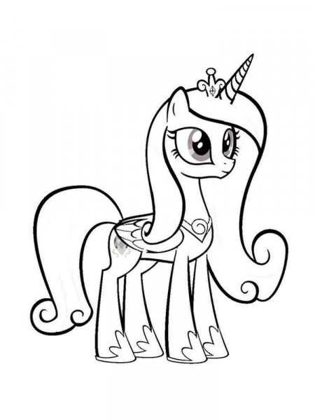 Princess Cadence coloring pages