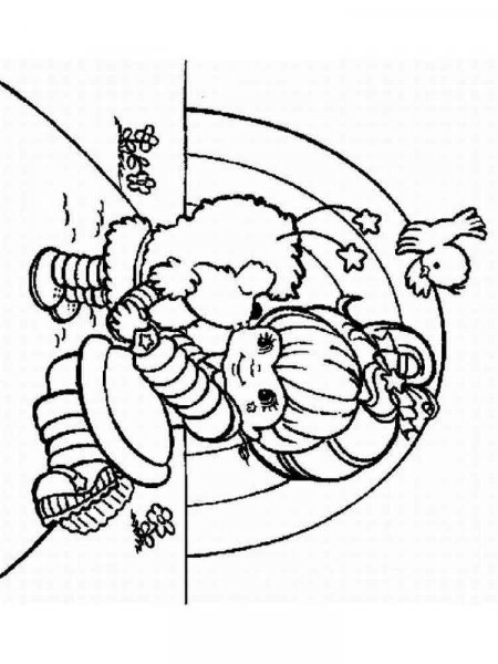 Rainbow Brite coloring pages
