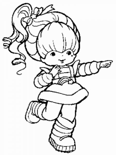 Rainbow Brite coloring pages
