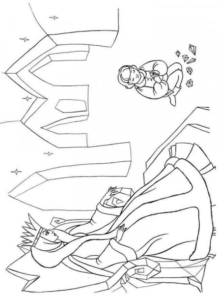 The Snow Queen coloring pages