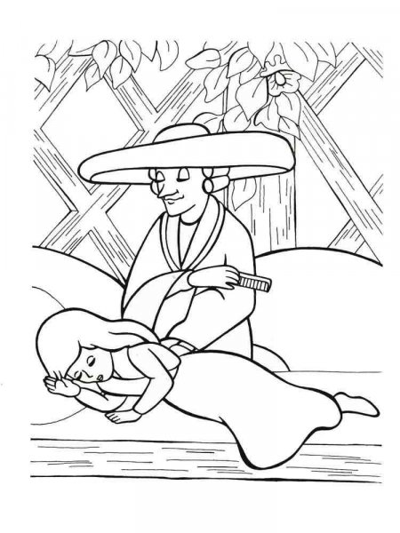 The Snow Queen coloring pages