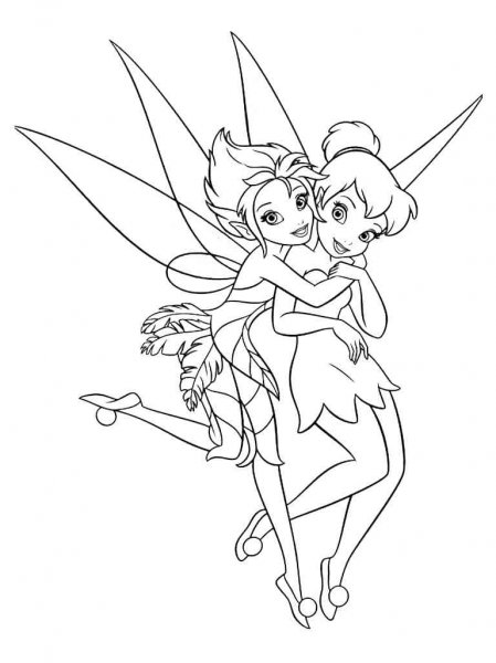 Tinkerbell coloring pages