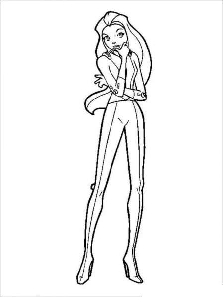 Totally Spies coloring pages