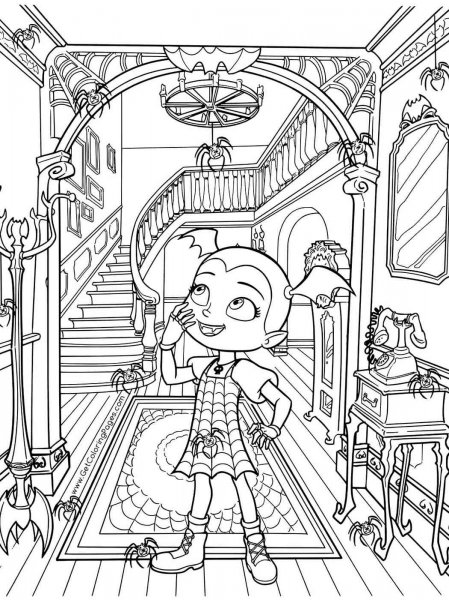 Vampirina coloring pages