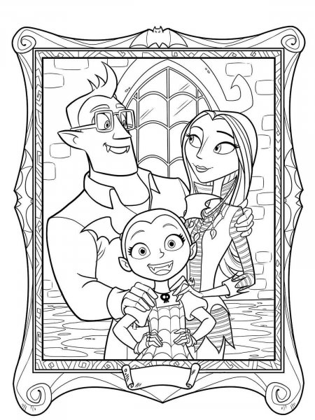 Vampirina coloring pages