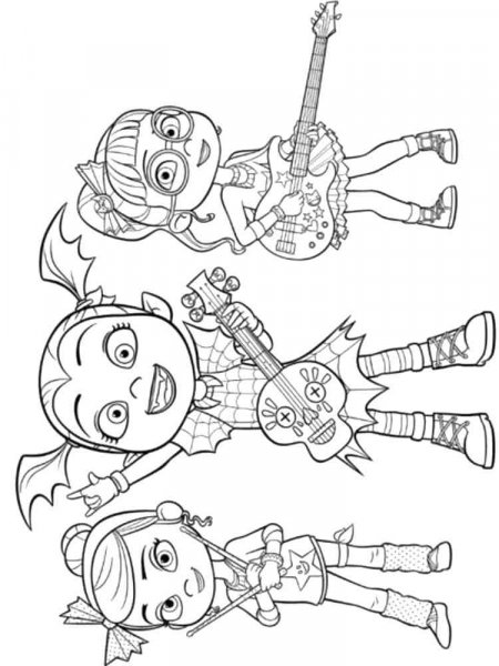 Vampirina coloring pages