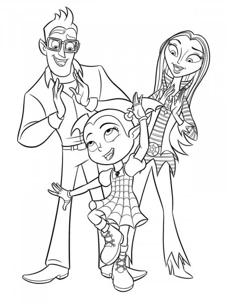 Vampirina coloring pages