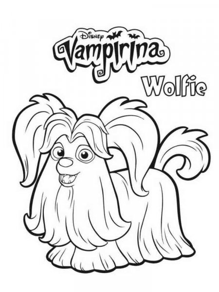Vampirina coloring pages