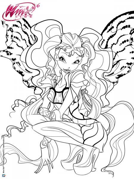Layla Winx coloring pages