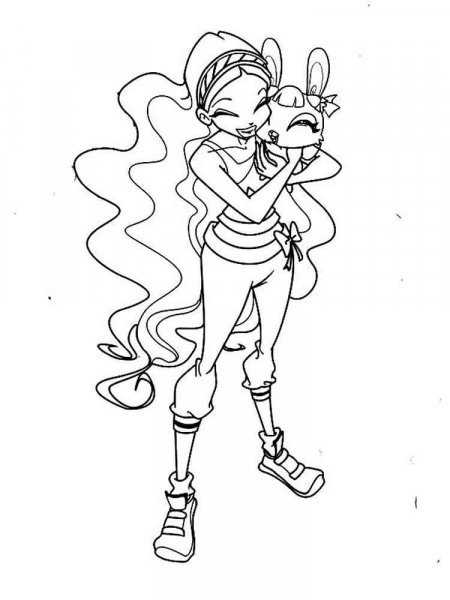 Layla Winx coloring pages