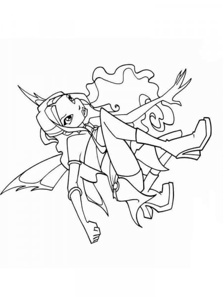 Layla Winx coloring pages