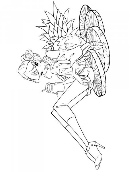 Winx club coloring pages