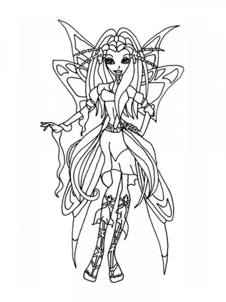 Winx club coloring pages