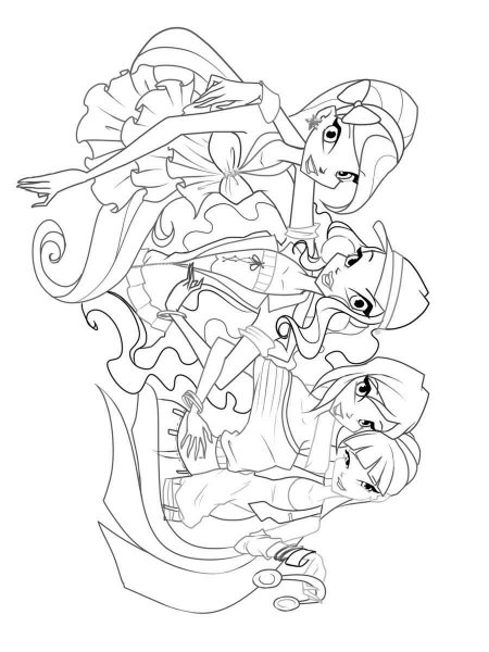 Winx club coloring pages