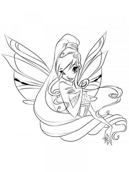 Stella Winx coloring pages
