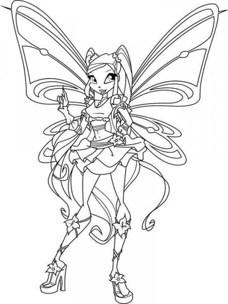 Stella Winx coloring pages