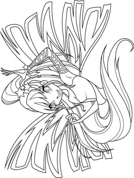 Stella Winx coloring pages