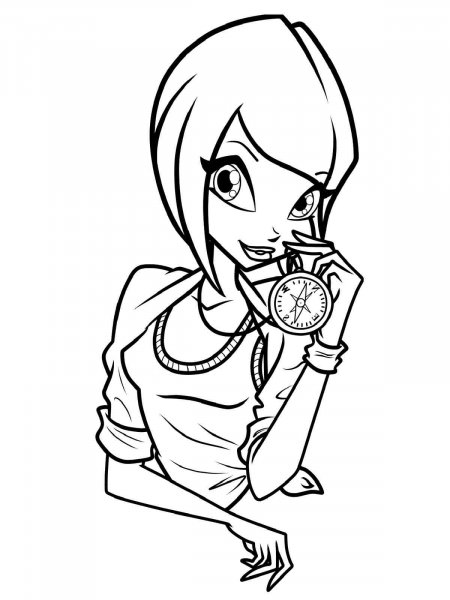 Tecna Winx coloring pages