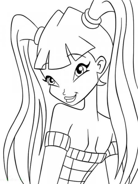 Tecna Winx coloring pages
